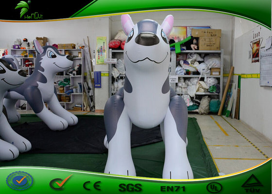 Husky Dog Inflatable Gray Husky Inflatable Cartoon For Sale Giant Inflatable Dog