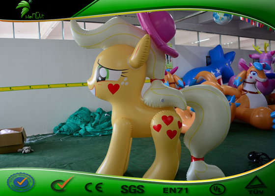PVC Inflatable Cartoon Pony Toy , Inflatable Horse Pony Girl For Sale