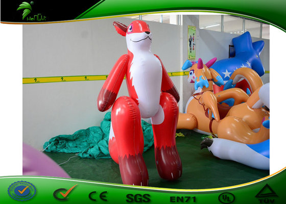 Inflatable Cartoon For Advertising / Inflatable Fox / Simulation Inflatable Animals
