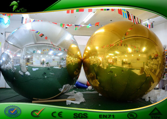 Outdoor Super Inflatable Mirror Ball / Mirror Polished Decorative Ball For Advertising