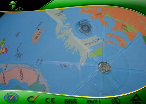 Professional Customized Inflatable World Earth Ball , Inflatable Advertising Globe Model Ball For Decoration