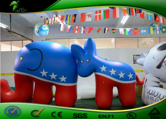 Inflatable Cartoon Characters / Customized Giant Lovely Inflatable Elephant Toy / Cool Inflatable Animal For Event