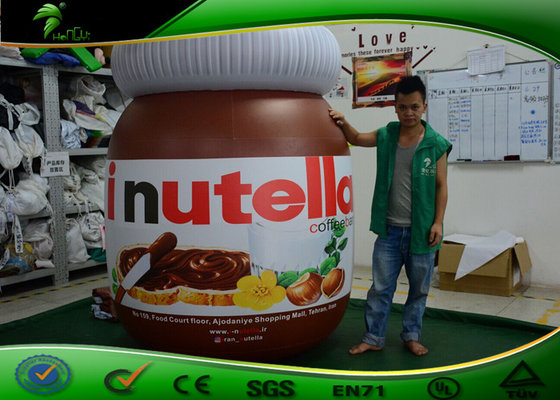 Giant Customized Inflatable Advertising Bottle , Inflatable Coffee Cans For Promotion And Advertising