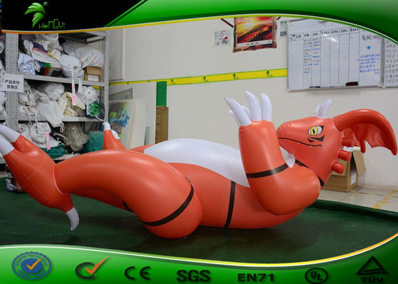 Inflatable Cartoon Characters , Superior PVC Inflatable Pantone Dragon Cartoon , Standing Inflatable Dragon For Events
