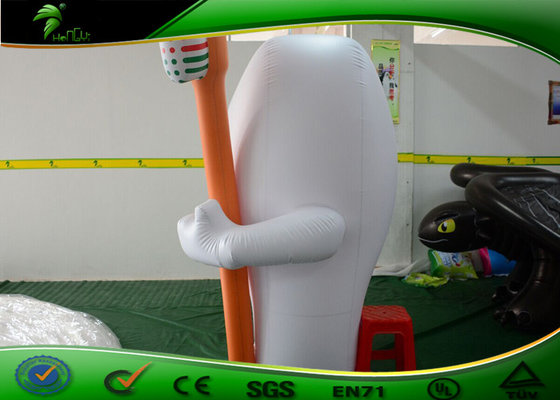Giant Inflatable Tooth With toothbrush / Inflatable Teeth Shape
