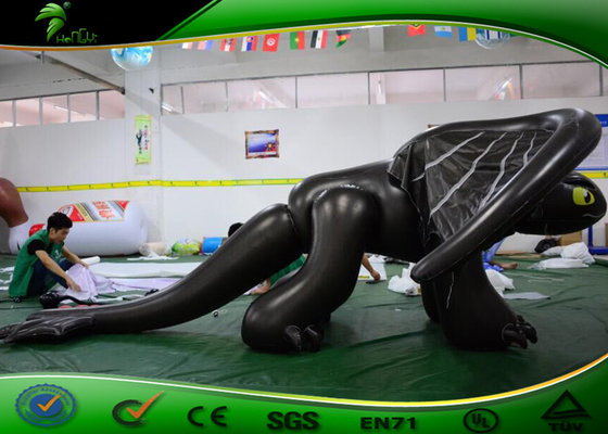 3.8m Long Black Inflatable Toothless Dragon Costume 3.8m Long