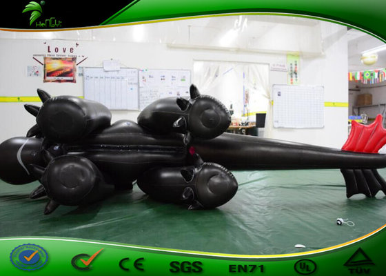 3.8m Long Black Inflatable Toothless Dragon Costume 3.8m Long