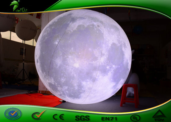 LED Inflatable Moon Model / Inflatable Planet Balloon For Exhibition