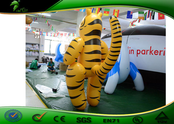 Customized PVC Inflatable Tiger Model Sex Inflatable Tiger Girl For Decoration