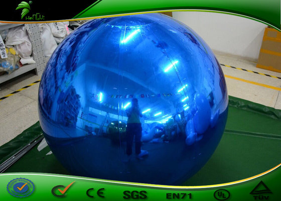 2m Helium Reflective Light Air Ball , Colorful Inflatable Advertising Air Balloon