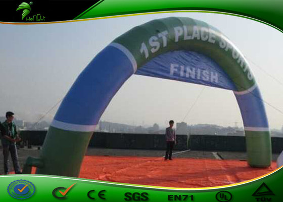 Customized Advertising Inflatable Start Finish Arch For Sport Events Oxford Cloth