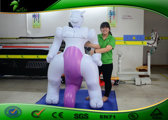 Inflatable Cartoon Characters , 2m Tall Inflatable Character Mewtwo , Superior PVC Inflatable Mewtwo For Events
