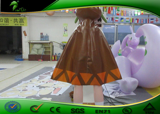 Stand Sexy Inflatable Cartoon Shape Blloon , 1m Tall Inflatable Sexy Girl With PVC