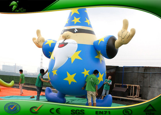 Magician Model Customized Inflatable Cartoon Characters For Advertisment