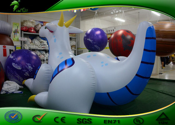 Laying Giant Inflatable Cartoon Toy Customized Inflatable Dragon For Decoration