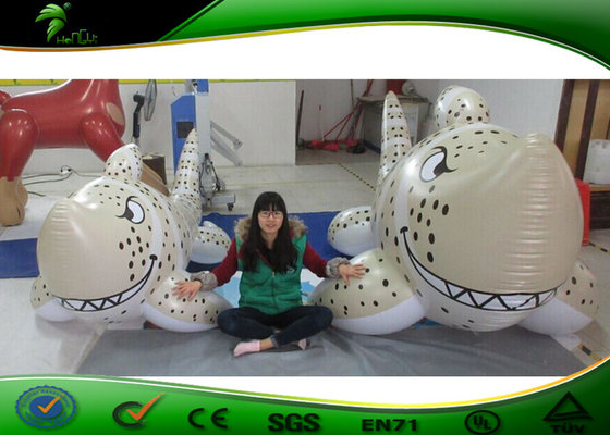 Inflatable Pool Animals Shark , Durable PVC Inflatable Custom Funny Shark
