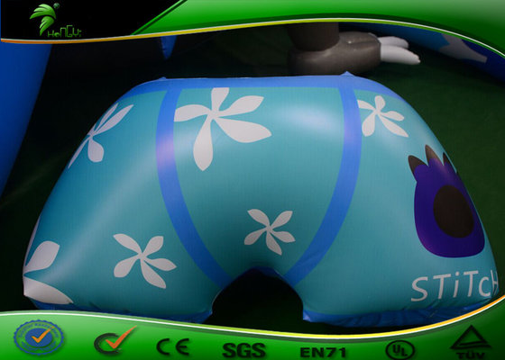 Cartoon Printed Giant Inflatable Underwear / Male Inflatable Pants Models