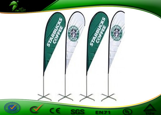 Beach Outdoor Decorative Flags And Banners Advertising Beach Flag Stand
