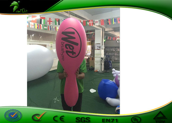 Durable Inflatable Pink Brush / Inflatable Shapes PVC 0.18mm For Advertising