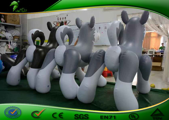 Inflatable Advertising Husky Dog , Qute Anime Christmas Inflatable Animal Dog