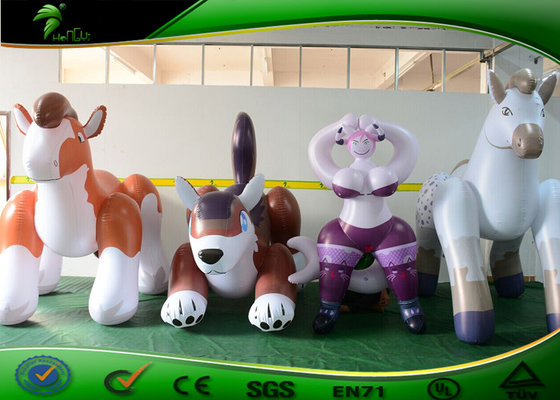 Inflatable Husky Dog / Pony Horse / Inflatable Sexy Girl Animal Cartoon Characters