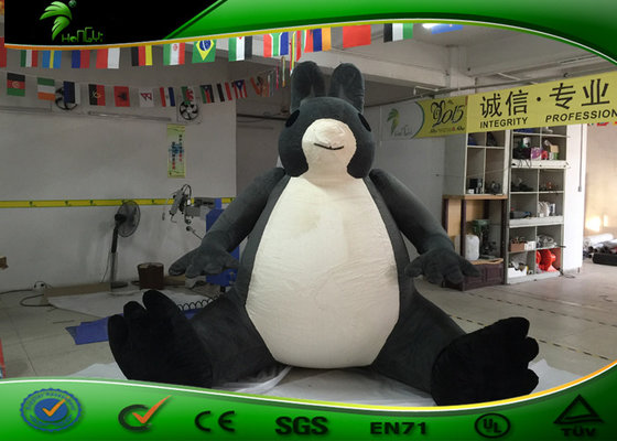 Big Inflatable Plush Cute Animal Squirrel PVC Inside For Decoration SGS Approval
