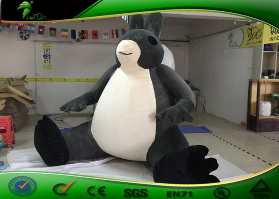 Big Inflatable Plush Cute Animal Squirrel PVC Inside For Decoration SGS Approval