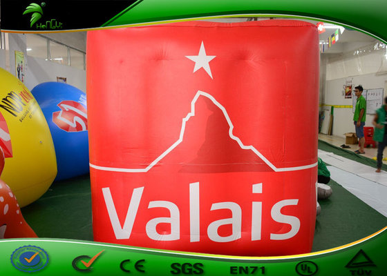Inflatable Floating Cube Balloon / Inflatable Square Helium Balloon For Events