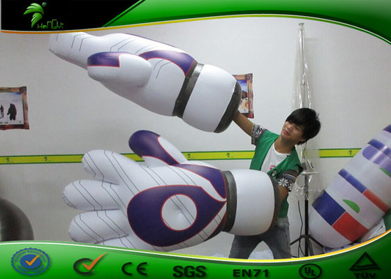 Customized Commercial Inflatable Shapes Big Hands Promotion For Advertising