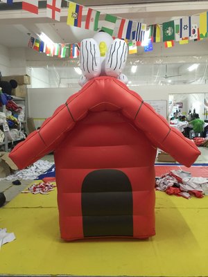 Inflatable Christmas Red Houses , Large Funny Advertising Decoration Inflatable House