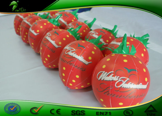 10 CM Custom Inflatable Shapes Balloon / Inflatable Advertising Strawberry