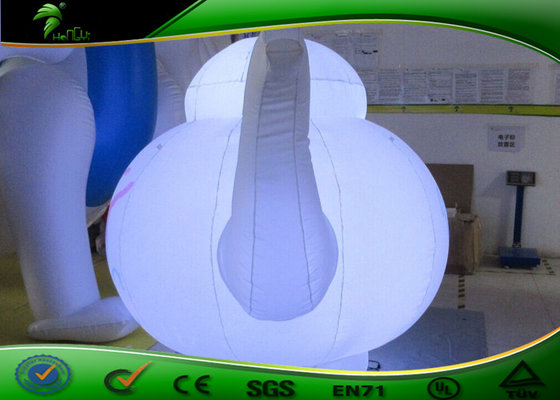 Fashion Interesting Shape LED Inflatable Teapot For Advertising Oxford Material