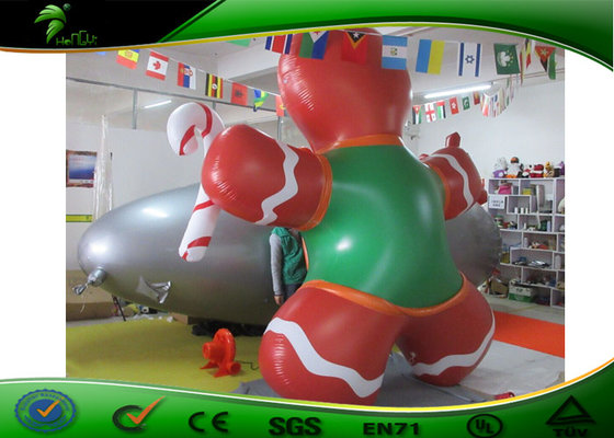Stronger PVC Inflatable Cartoon Characters 3m Tall Inflatable Shaped Biscuit Man