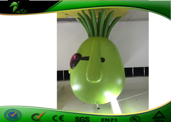 Cute Floating Inflatable Advertising Balloons Plant Head Shaped For Events