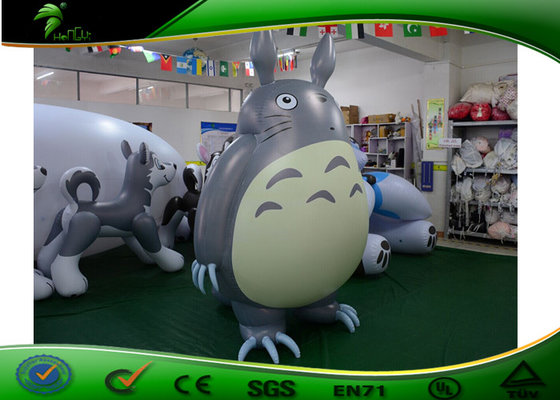 Customized Cute Inflatable Cartoon Totoro / Inflatable Japan Animal Cat Toy Model