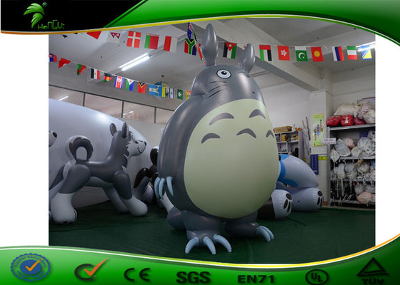 Customized Cute Inflatable Cartoon Totoro / Inflatable Japan Animal Cat Toy Model
