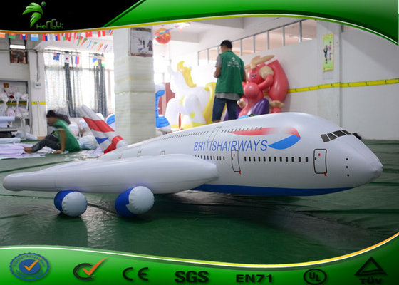 Outdoor Custom Advertising Model Inflatable Plane , Large Inflatable Airplane