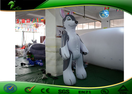 Strong Pvc Tarpaulin Inflatable Cartoon Characters Animal Dog Suit 3 Years Warranty