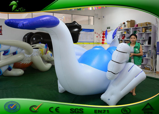 Logo Printing Inflatable Cartoon Characters 4m Long Inflatable Dragon Shape With SHP