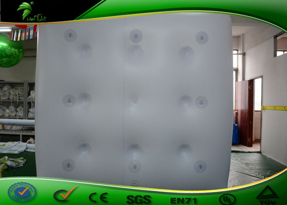 PVC Floating Cube Inflatable Advertising Balloons Red / Green / Blue / White