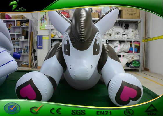 Double Layer Sexy Inflatable Cartoon Characters 3.5m Long Lying Dragon Shaped