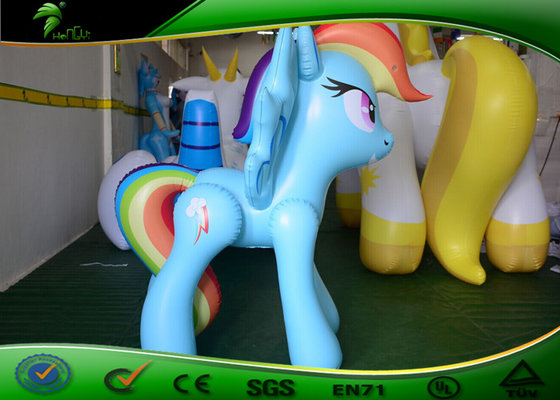 Durable Soft 0.4 PVC Inflatable Little Horse Happy Face Inflatable Toys For Kids