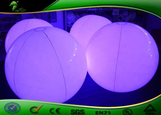 Colorful Advertising Inflatable Lighting Decoration 2m Diameters With Printing