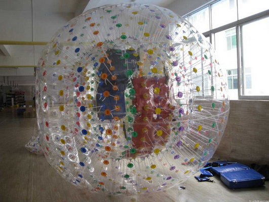 PVC / TPU Inflatable Advertising Balloons Person Inside Water Zorb Ball For Events
