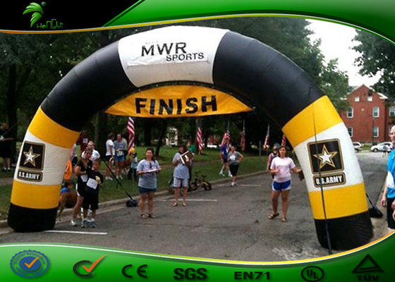 Semi Circle Inflatable Archway / Inflatable Finish Arch For Outdoor Racing Event