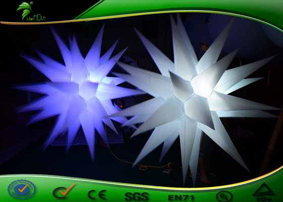 Party Decoration Inflatable Star Shape Model Balloon With LED Lighting ROHS