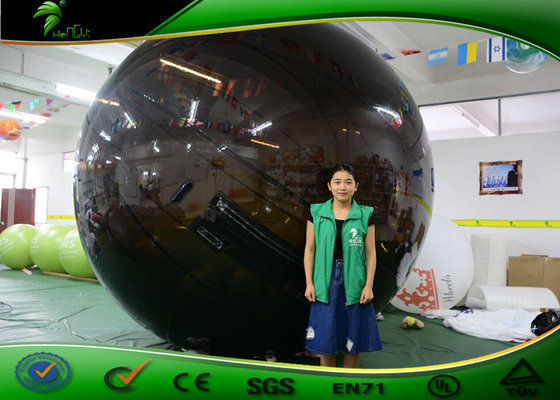 Customized Giant Inflatable Water Toys Black Water Walking Balloon PVC Material