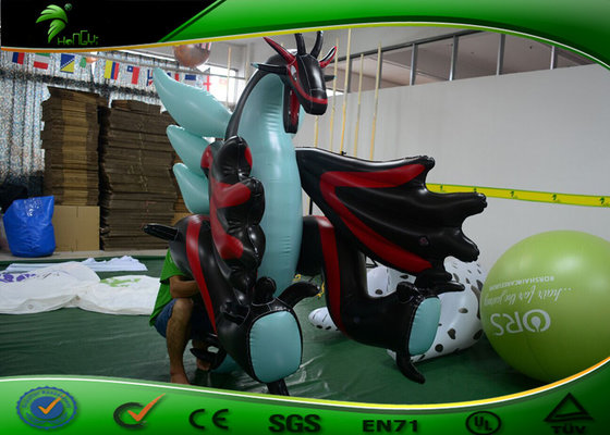3m Long Animal Inflatable Cartoon Characters Biped Flying Dragon For Party
