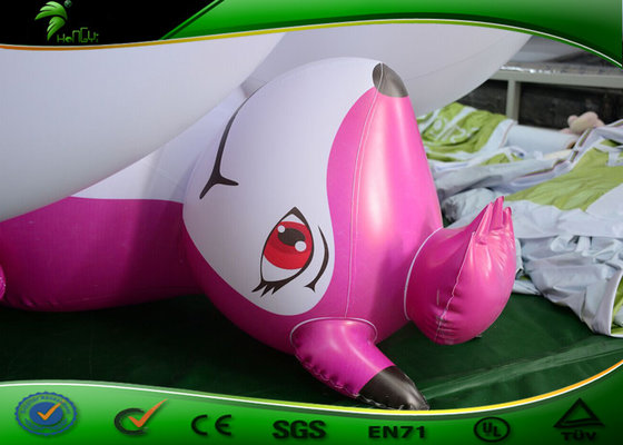 Big Boobs Purple Fox Shaped Inflatable Balloon With SPH Double Pvc 0.4mm Layers