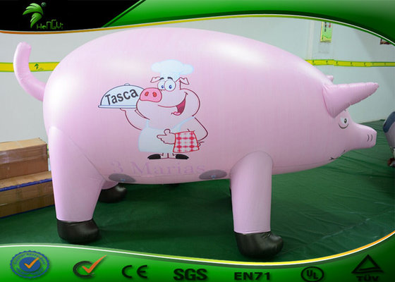 PVC Tarpaulin Inflatable Pig Giant Inflatable Animals For Advertising / Parade